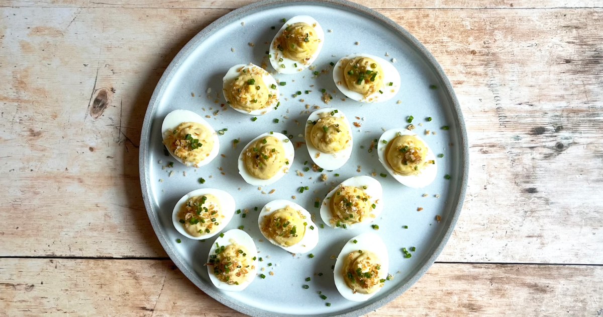 Caesar Deviled Eggs Recipe
