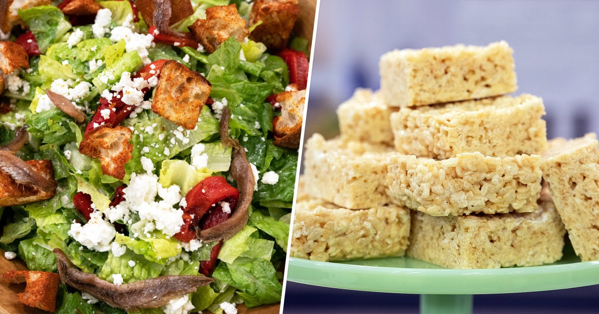 Alon Shaya Gets Nostalgic with Caesar Salad and Rice Cereal Treats