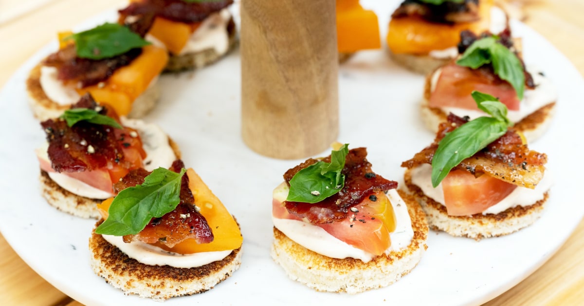 One-Bite Tomato Sandwich Recipe