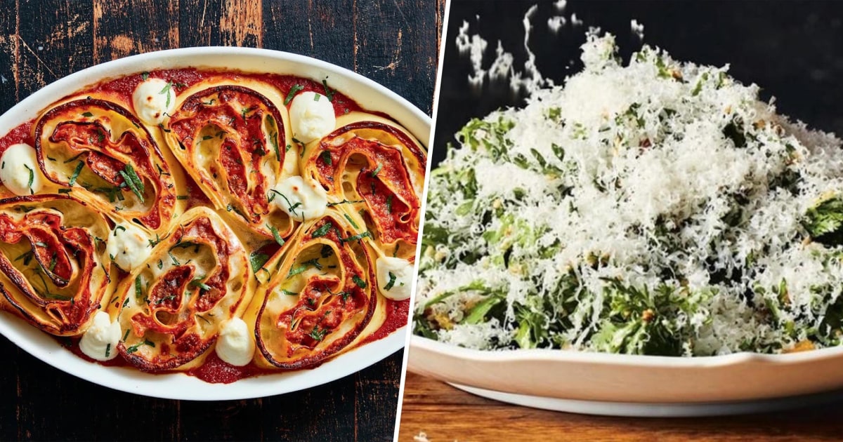 How to Make the Famous Pinwheel Lasagna and Chrysanthemum Salad from ...