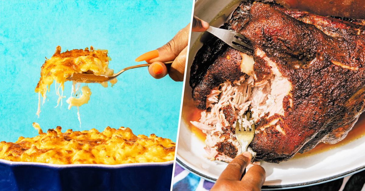 Pitmaster Ryan Mitchell Pairs Oven-Cooked Pork Shoulder with Smoked Mac ...