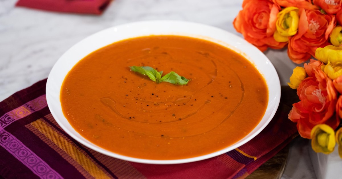 Pesto Tomato Soup Recipe