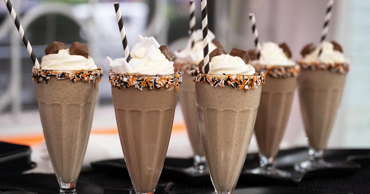 Bourbon Candy Bar Milkshakes Recipe