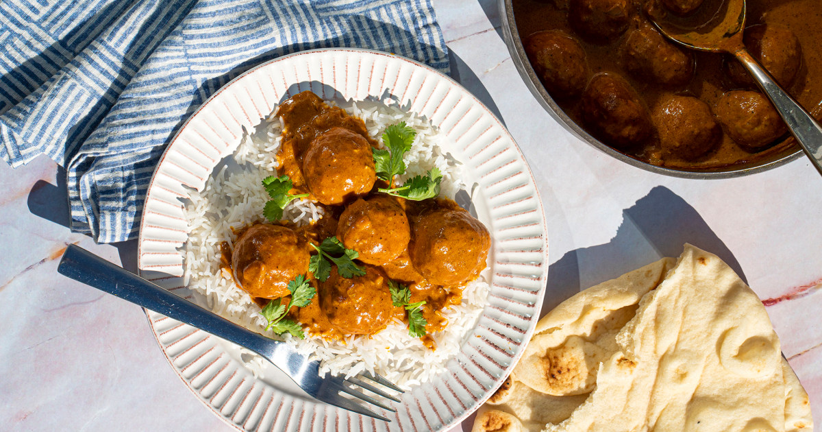 Butter Chicken Meatballs Recipe