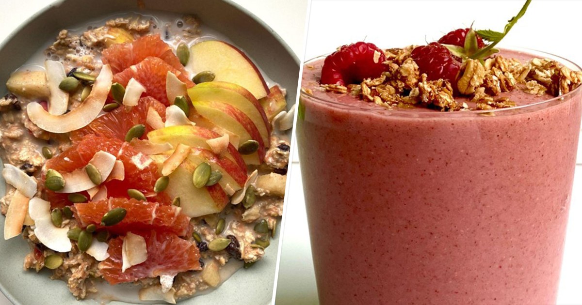 Brunch With Babs Makes Overnight Oats And Berry Smoothies