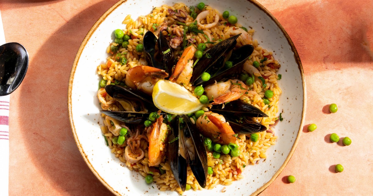 Orzo Paella de Mariscos Recipe