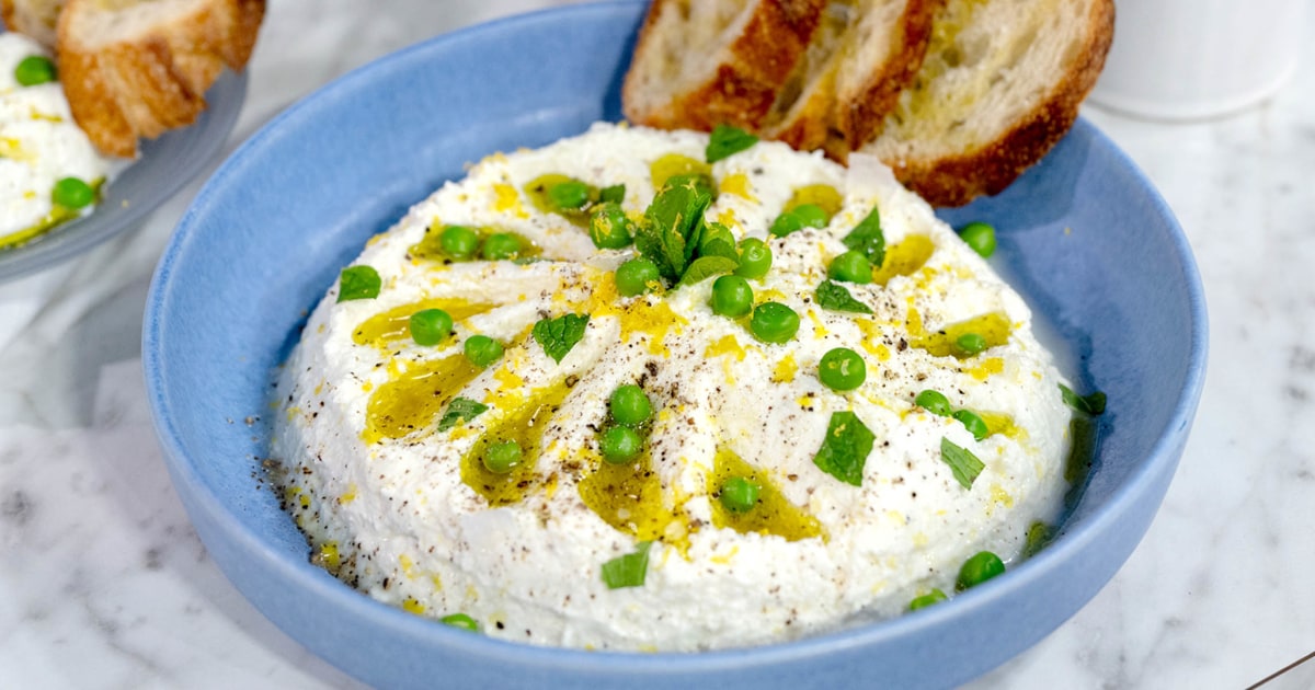 Spring Dips and Snacks: Lemony Ricotta, Avocado Chimichurri and Crispy ...