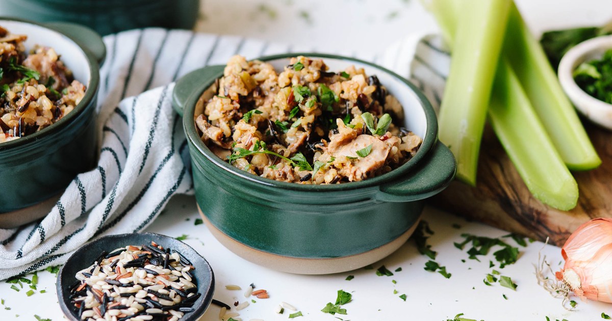 Slow-Cooker Chicken and Wild Rice Casserole