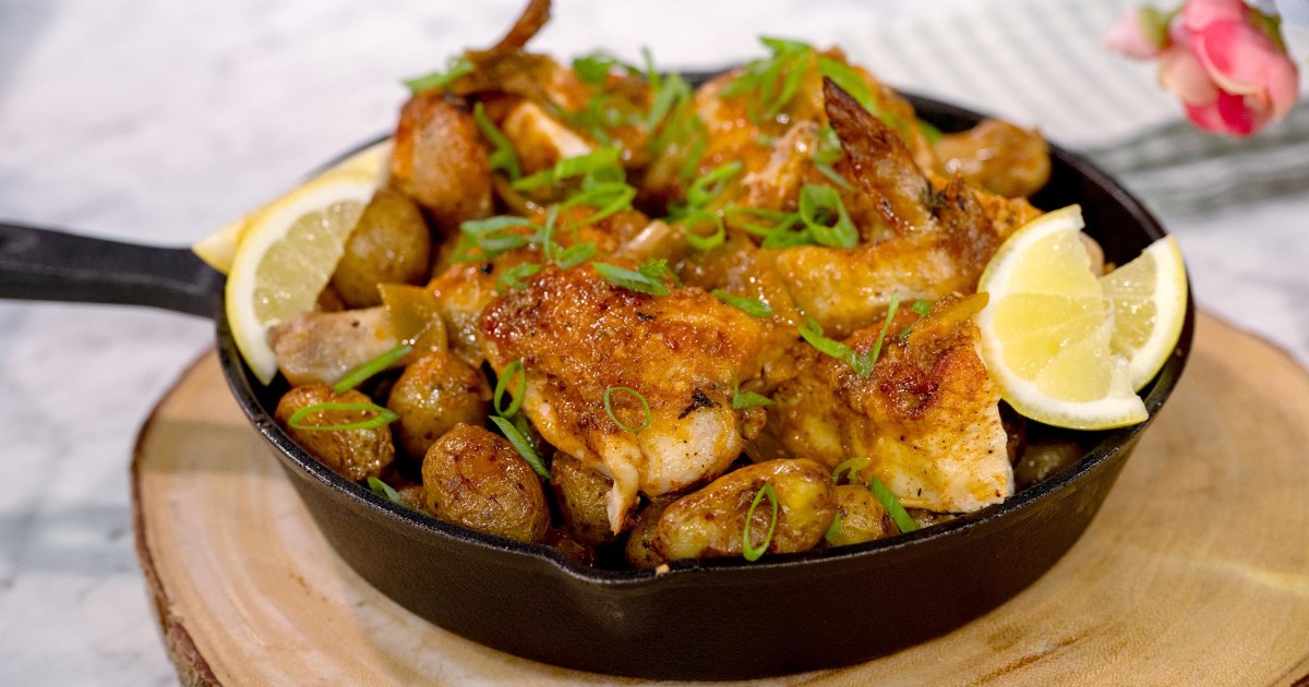 Roast Chicken Donna Hay's Roast Garlic Chicken On Potato And Leek