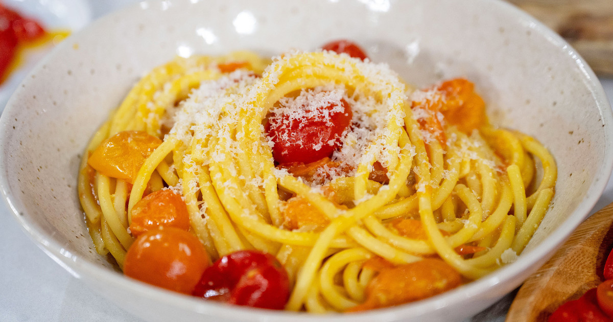 Tomato and Miso Butter Pasta