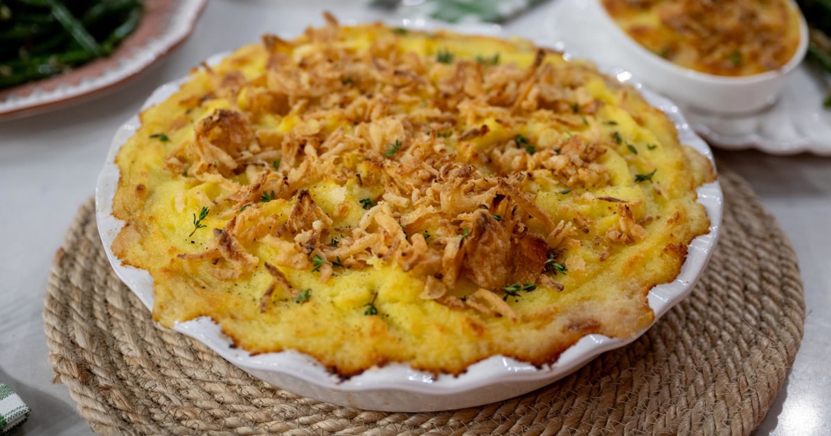Crispy Onion and Potato Pie