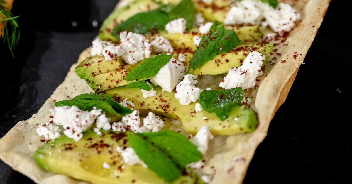 Avocado Matzo Toast