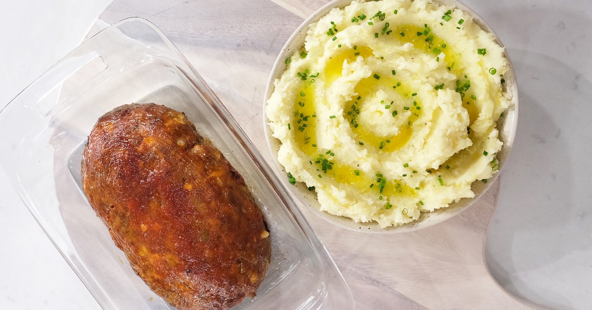 Meatloaf and Mashed Potatoes