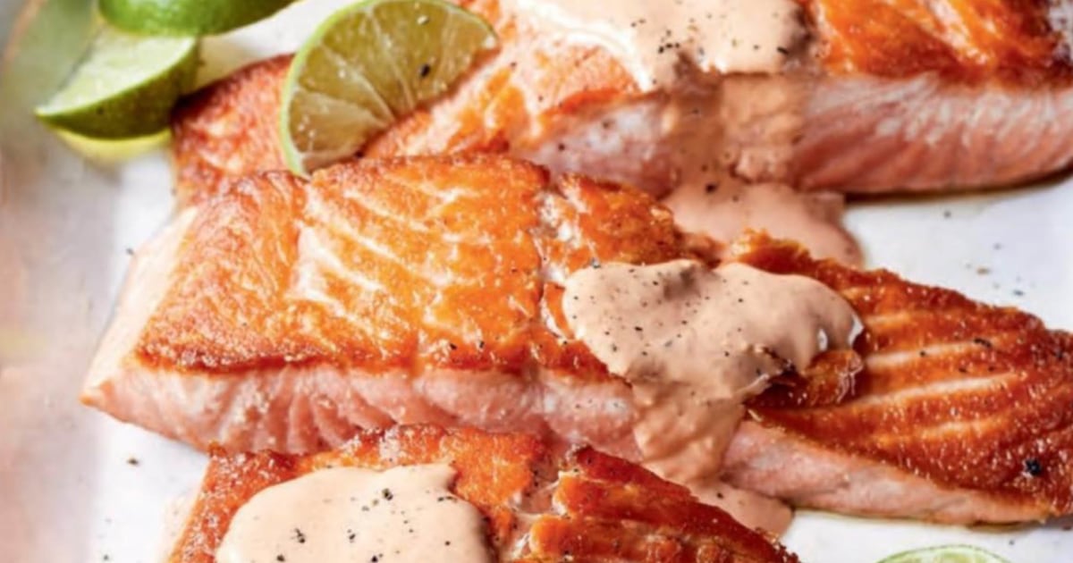 Ina Garten's Seared Salmon With Chipotle Aioli