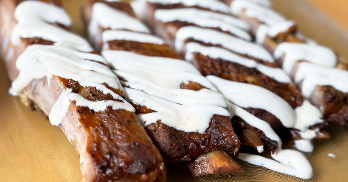 Ribs With Alabama White Sauce Recipe
