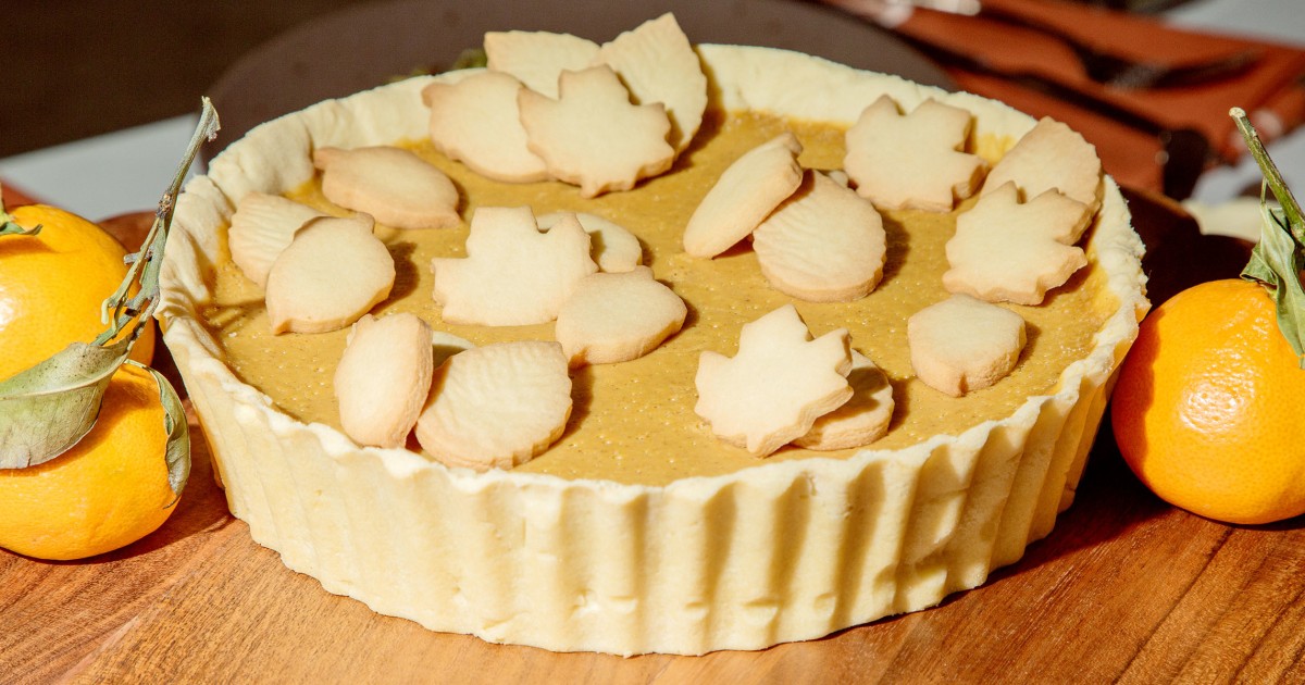 Pumpkin Mandarin Tart
