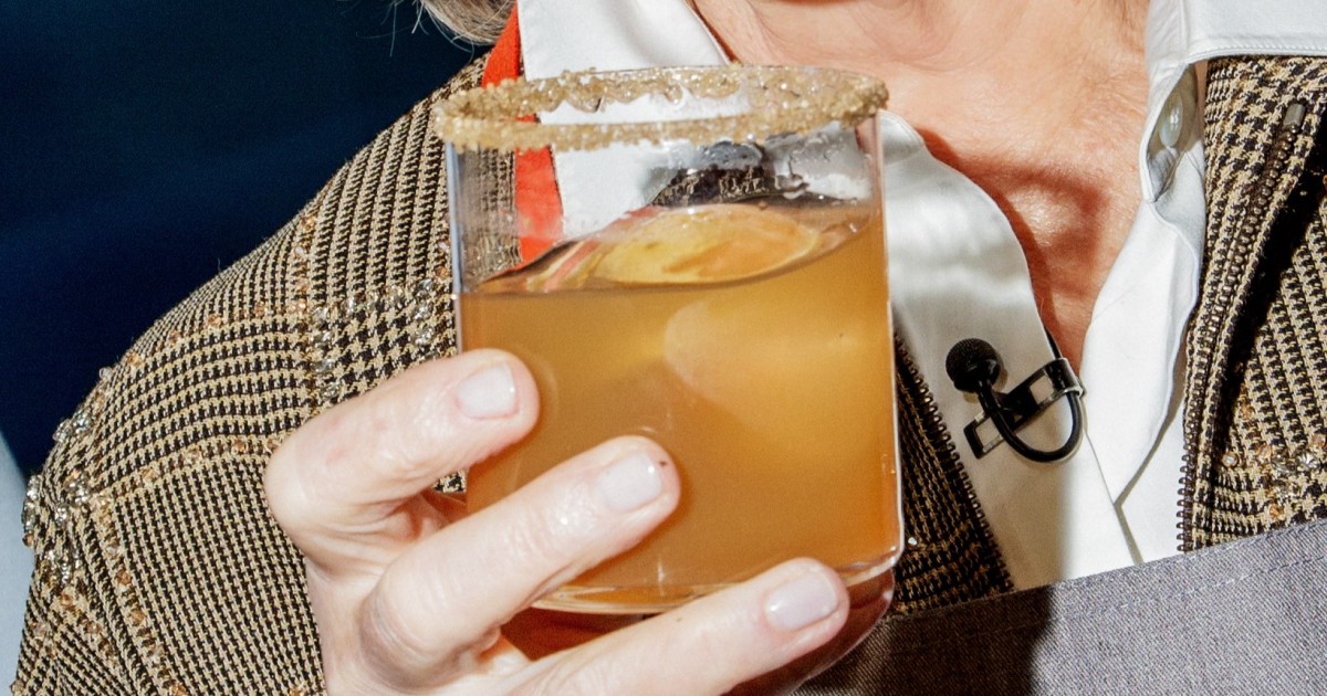 Martha Stewart's Cider-Bourbon Cocktail