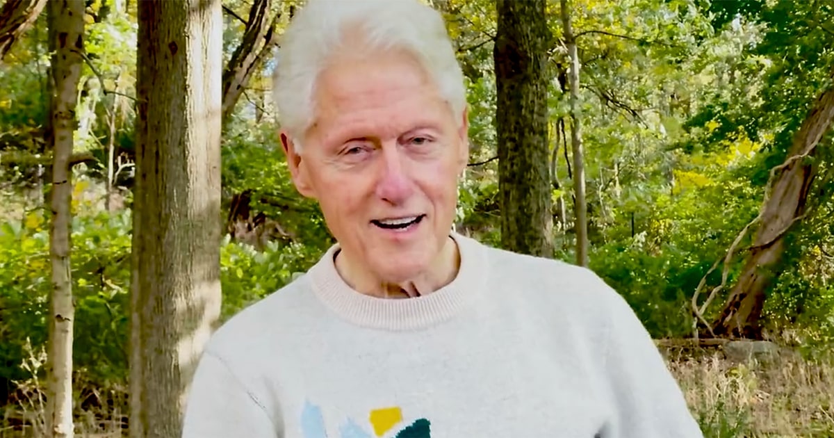 Bill Clinton posts video after hospital release following infection