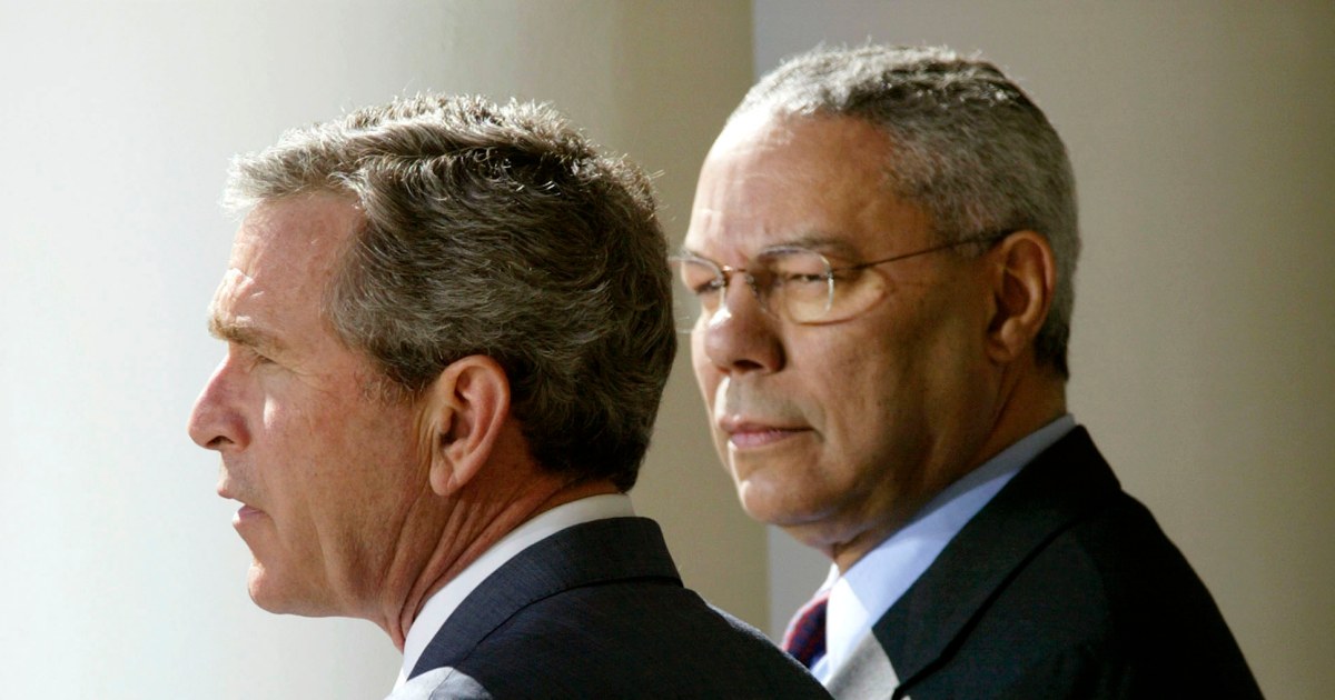 George W. Bush 'deeply saddened' by Colin Powell's death: 'A great ...