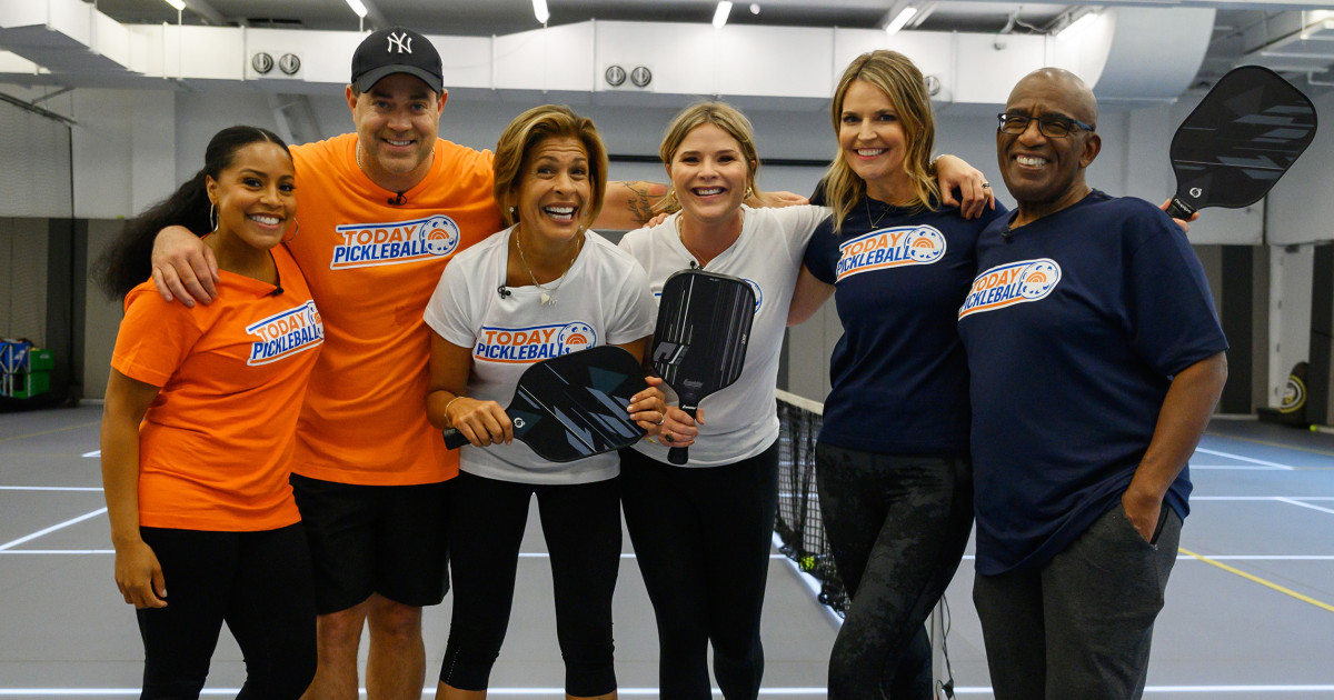 Pickleball popularity is soaring! See the TODAY show team play