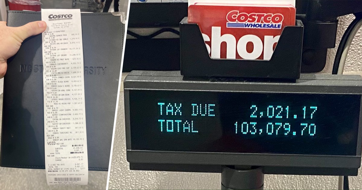 Costco bill is over $100K because a teacher wanted to help students