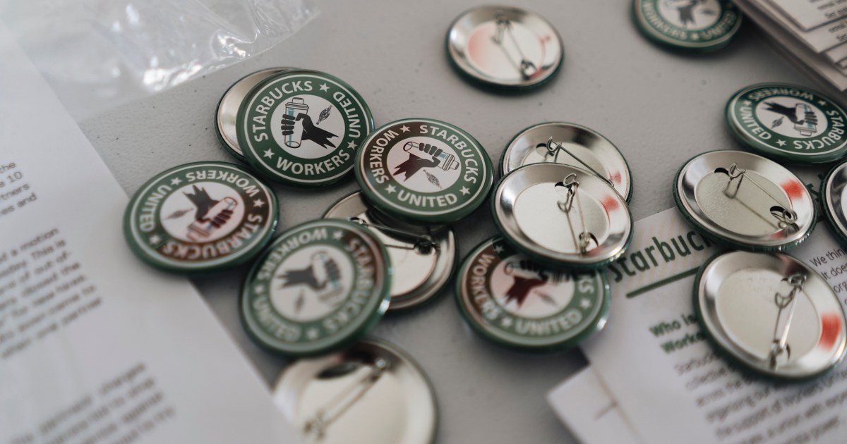 Starbucks workers at 2 Boston cafes file for union election after win ...