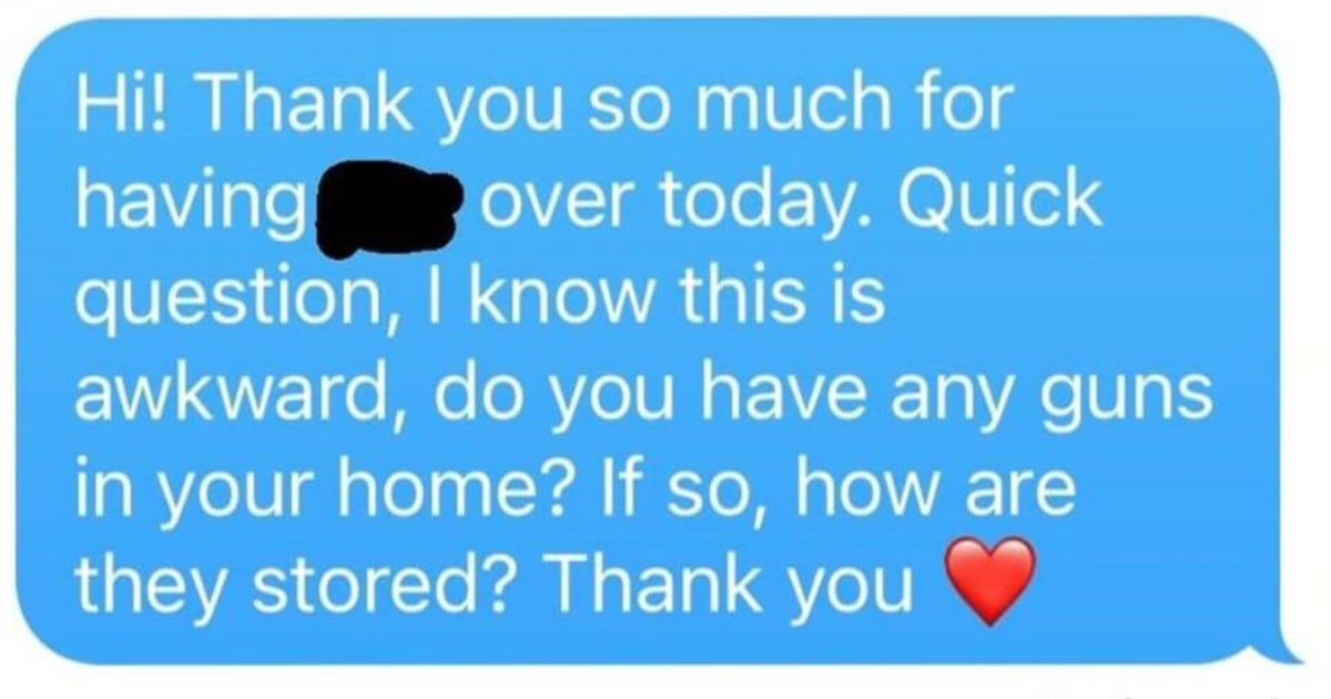 How To Ask Parents About Guns In The House Before Play Dates