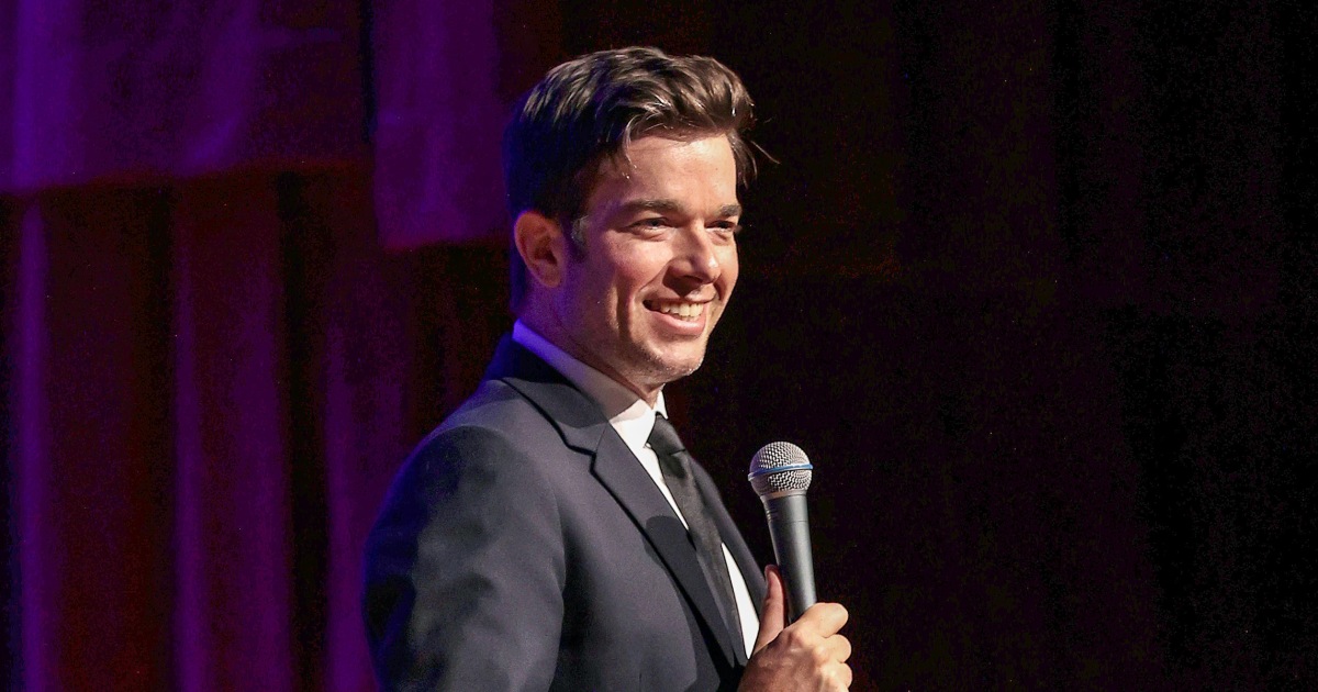 John Mulaney is a Proud Dad in New Photos with Baby Malcolm