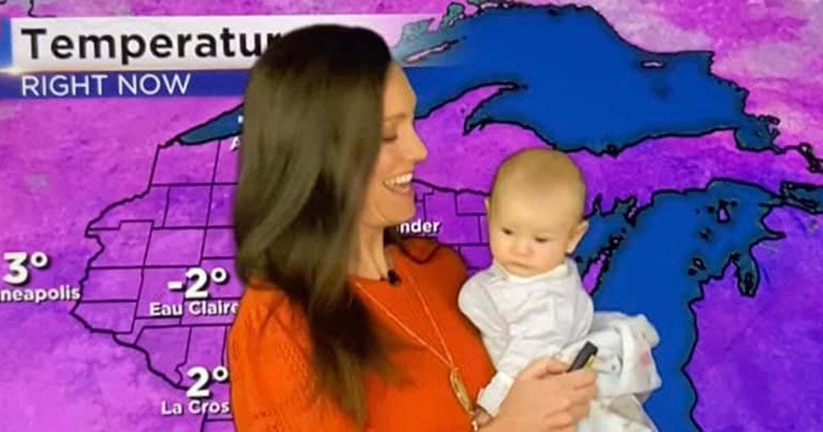 Meteorologist Brings Baby On Air During Weather Segment