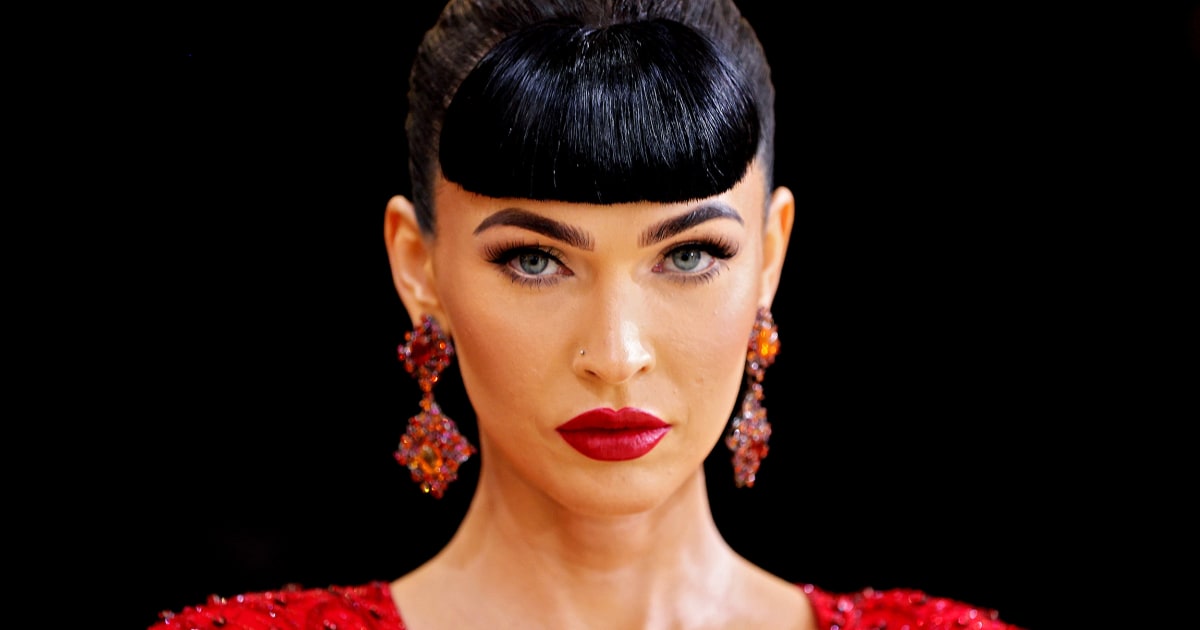 Megan Fox Admits Her Latest Look Is Like 'Grandma’s Sofa'