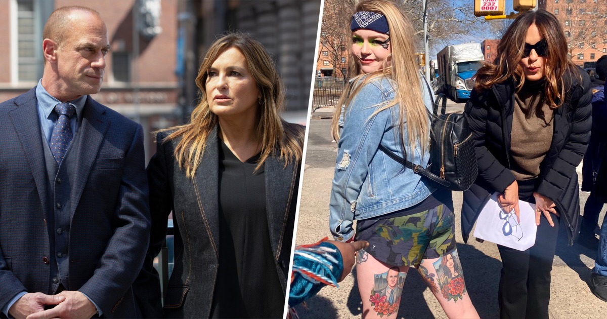 Mariska Hargitay Wowed by 'SVU' Fan's Benson and Stabler Tattoos