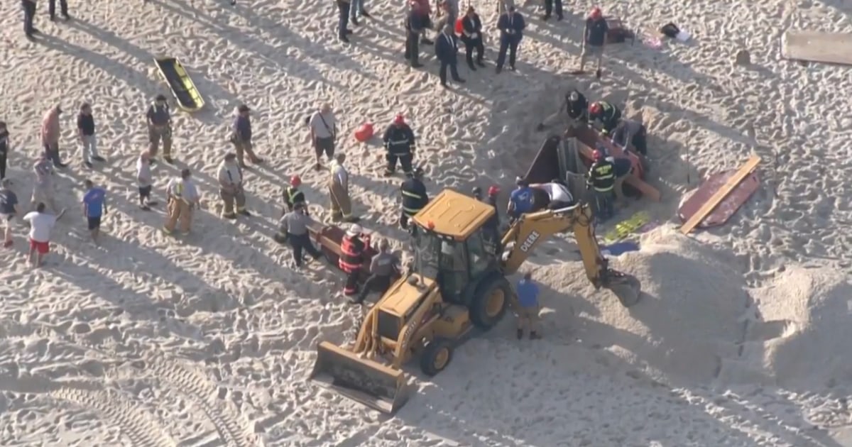 Teen Dies After Sand Collapses on Him at Jersey Shore Beach, Sister Rescued