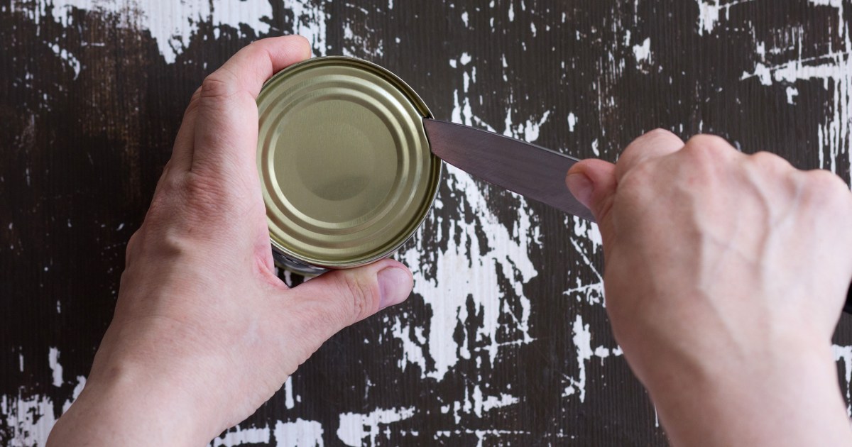 How to Open a Can Without a Can Opener