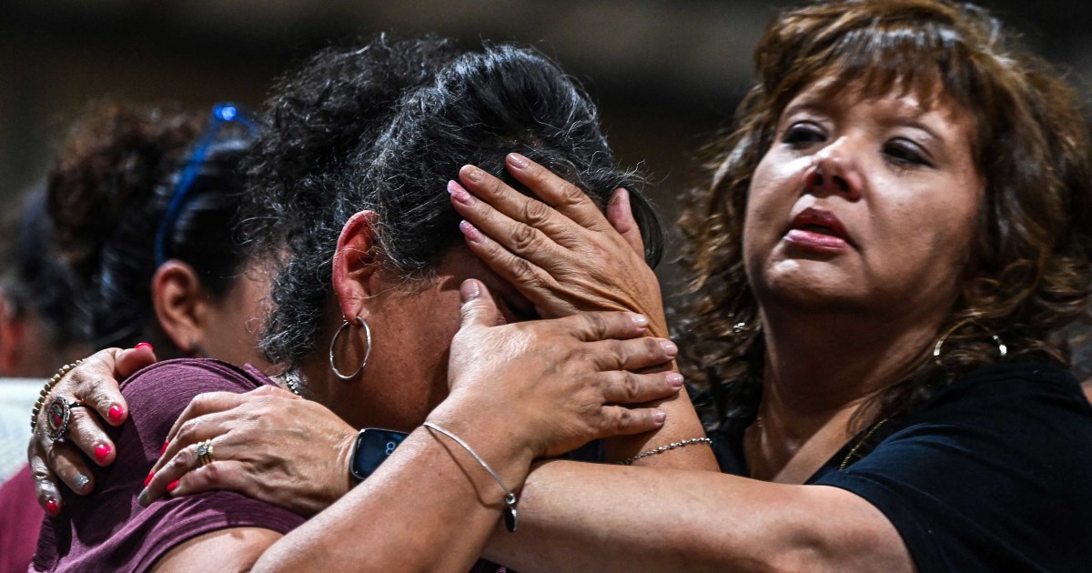 Texas school shooting: Uvalde gathers together for emotional vigil