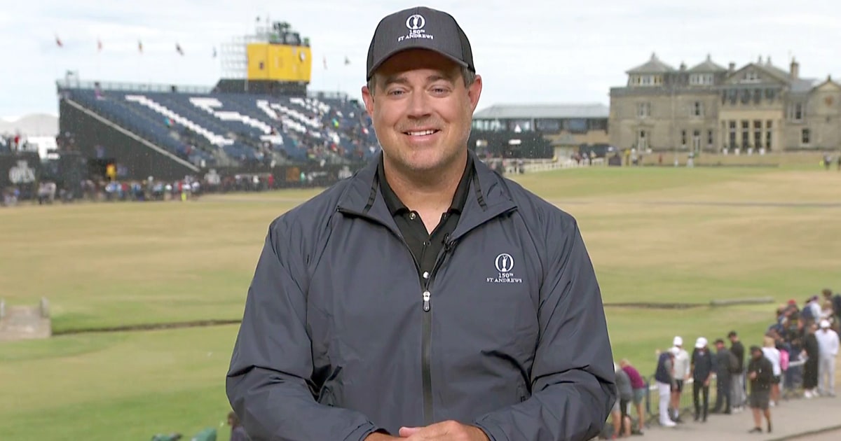 Carson Daly Twinning With Son Jackson at Open Championship - See The Pic