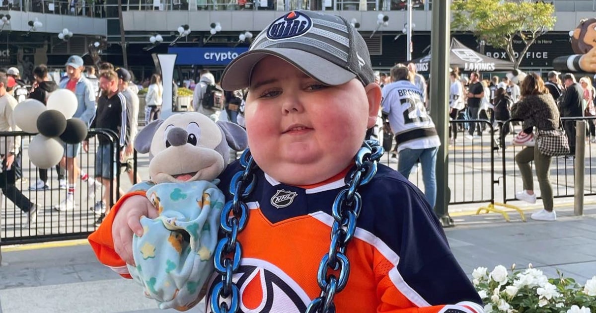 Edmonton Oilers Mourn 6-year-old super fan Ben Stelter Who Died of ...