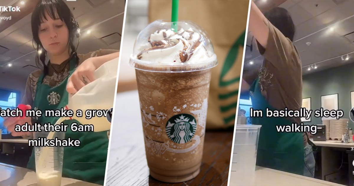 Starbucks Barista’s Video About Making a ‘6am Milkshake’ Sparks Debate