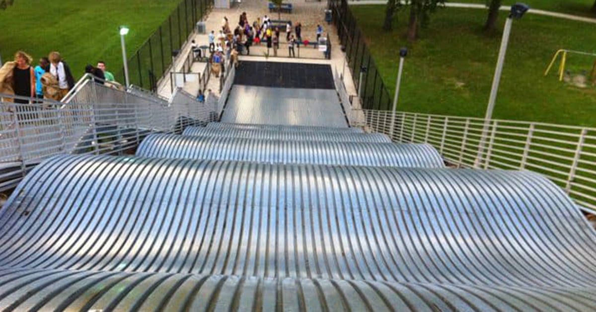 Detroit Slide That Sent Riders Airborne in Viral Videos is Set to Reopen