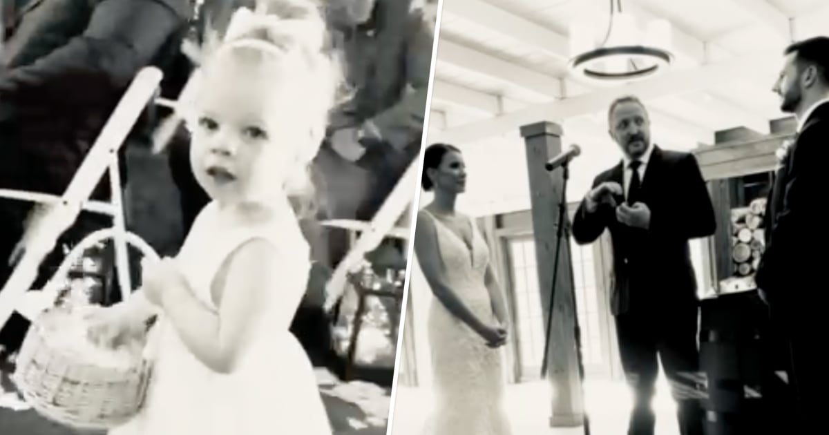Wedding Officiant Uses Sign Language To Include Deaf Flower Girl