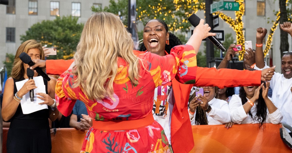 Kelly Clarkson Sings 'Since U Been Gone' Duet With Fan on TODAY