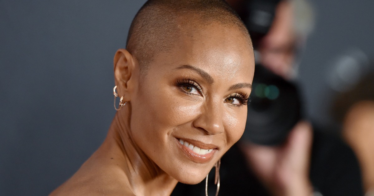 Jada Pinkett Smith shares glowing selfie for Bald is Beautiful Day
