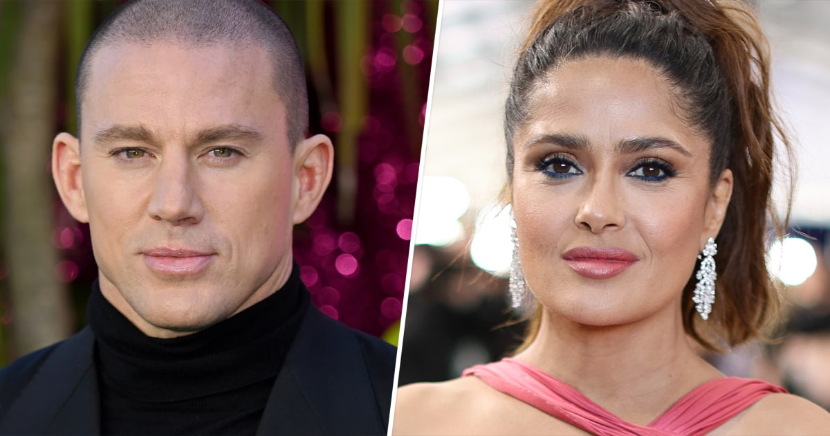 Channing Tatum and Salma Hayek Share 'Magic Mike's Last Dance' Photo