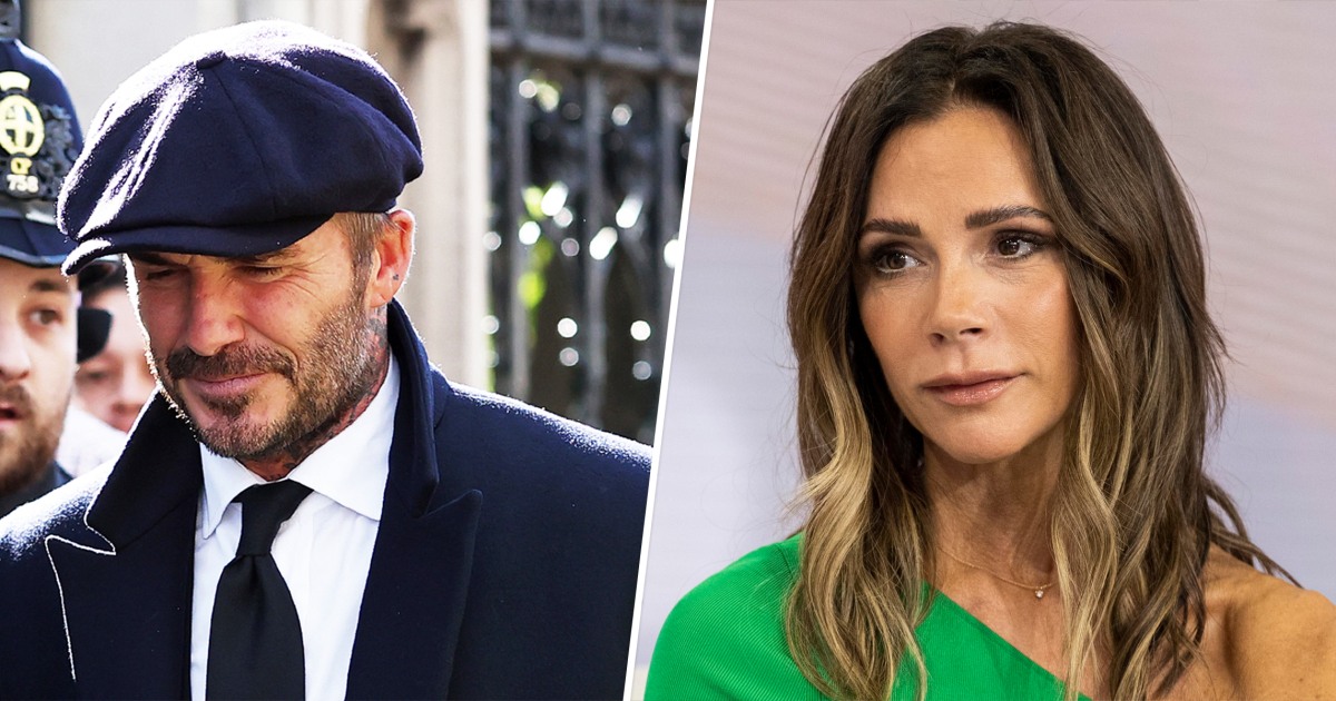 Victoria Beckham on Husband David Waiting Hours in Line for Queen