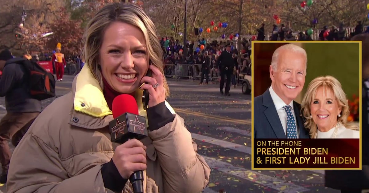 President Biden Calls Dylan Dreyer During Thanksgiving Day Parade President Biden Calls Dylan Dreyer During Thanksgiving Day Parade