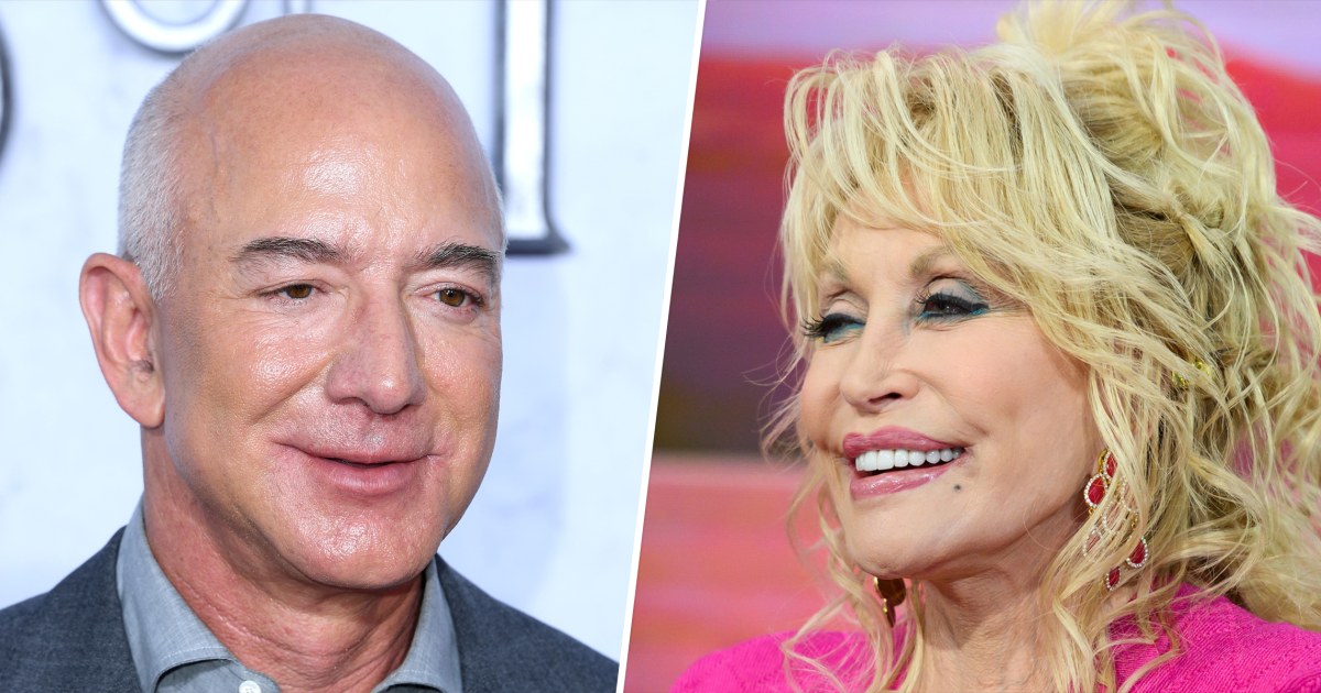 Dolly Parton receives $100M award from Amazon's Jeff Bezos Dolly Parton receives $100M award from Amazon's Jeff Bezos