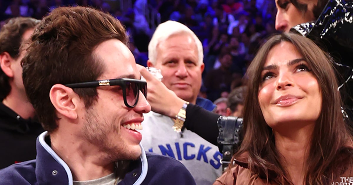 Pete Davidson and Emily Ratajkowski Spotted Together at Knicks Game