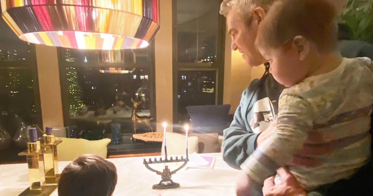 How Andy Cohen Makes Hanukkah Special For Kids Ben And Lucy