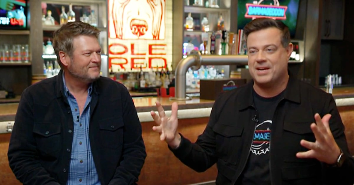 Carson Daly and Blake Shelton share story behind new game show ...