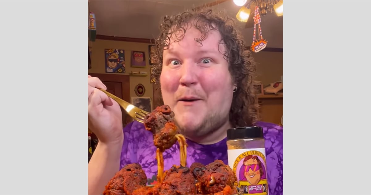 Offbeat TikTok food critic wafffler69, whose real name was Taylor ...