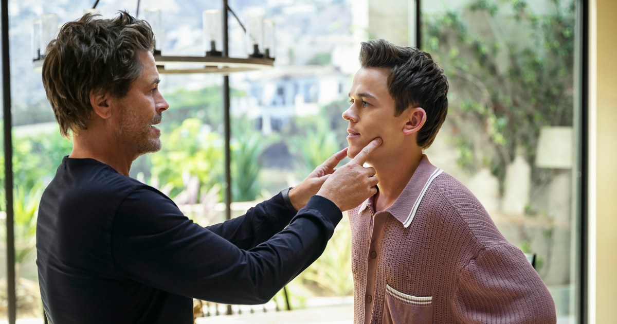 Watch Rob Lowe and son John Owen Lowe poke fun at their relationship ...